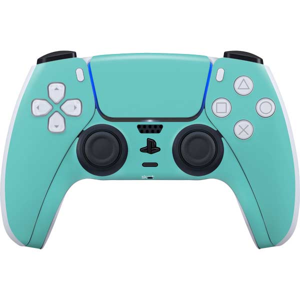 Turquoise Blue Solid PS5 Controller Skin