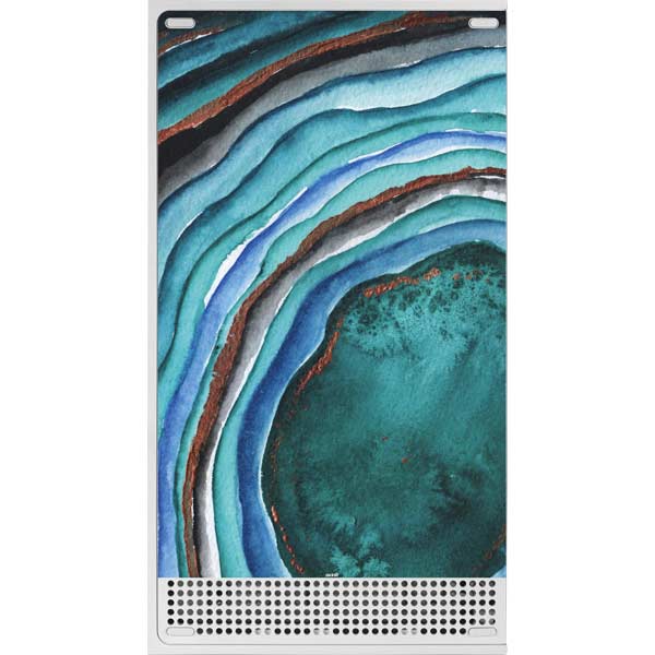 Turquoise Watercolor Geode Microsoft Xbox Skin – Skinit