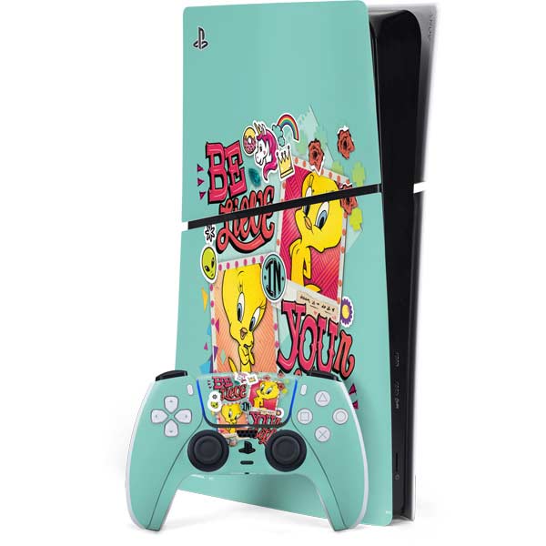 Looney Tunes Tweety Bird Believe In Yourself PS5 Slim Digital Edition ...