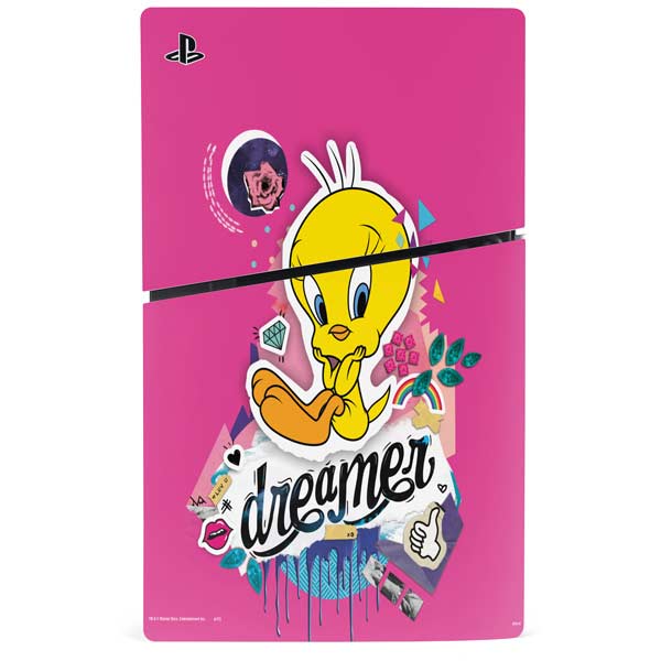 Looney Tunes Tweety Bird Dreamer PS5 Slim Digital Edition Console ...