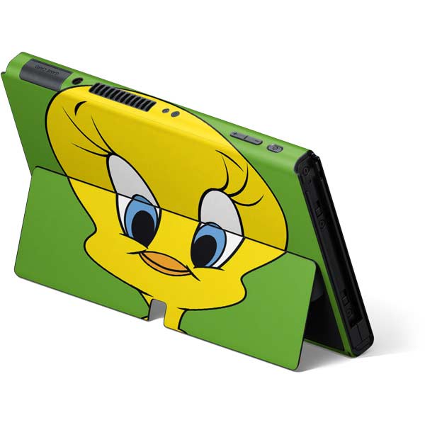 Tweety Bird Zoomed In Nintendo Switch OLED (2021) Bundle Skin | Skinit