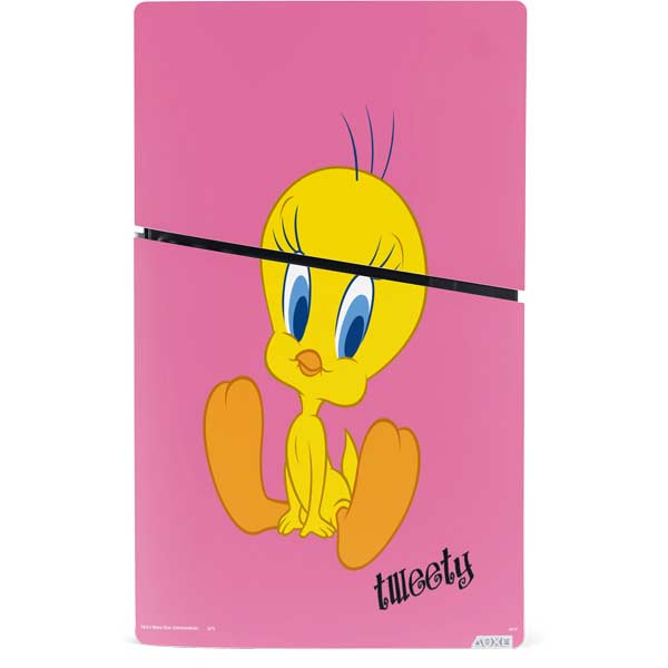 Looney Tunes Tweety Pinky PS5 Slim Digital Edition Console & Controller ...
