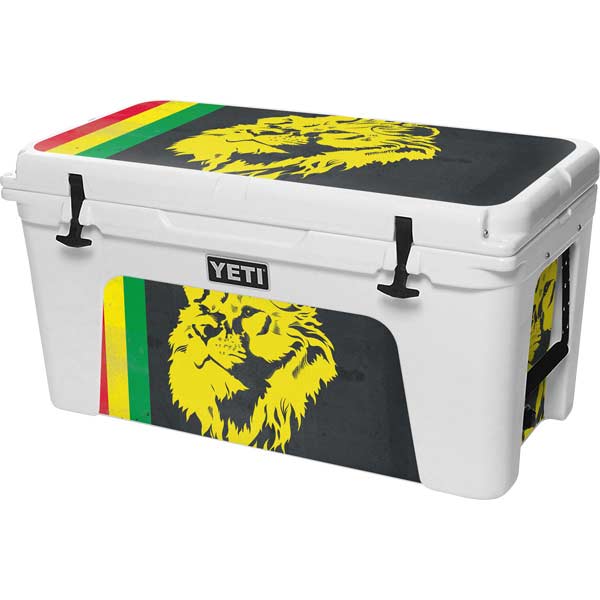Vertical Banner - Lion of Judah YETI Tundra 75 Hard Cooler Skin | Skinit