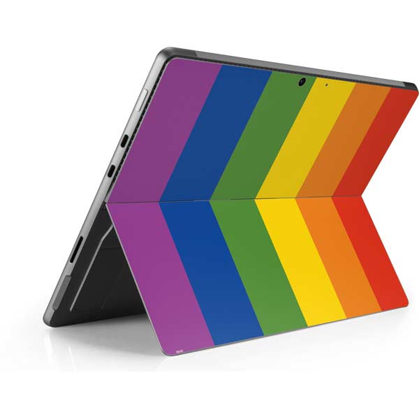 Vertical Rainbow Flag Surface Pro 9 Skin | Skinit