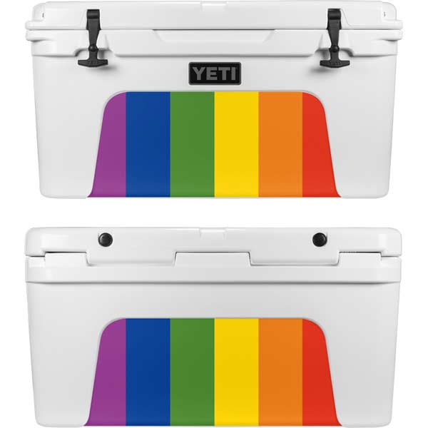 Vertical Rainbow Flag YETI Tundra 75 Hard Cooler Skin | Skinit