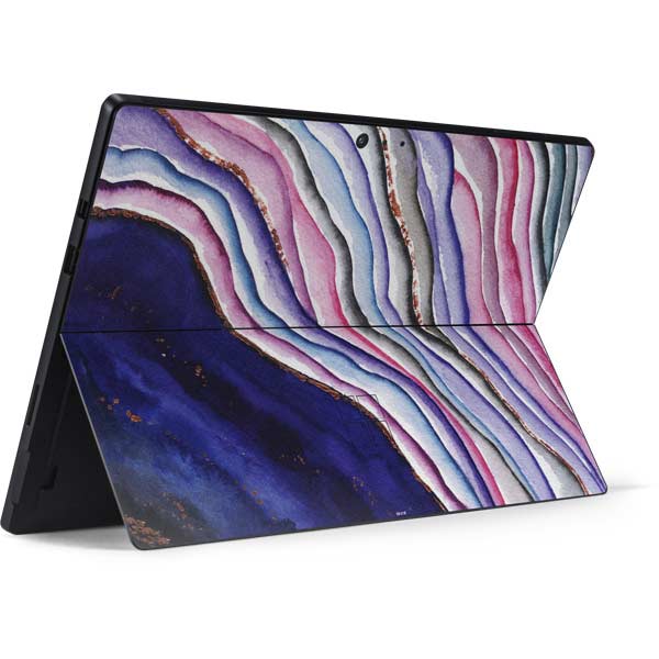 Violet Watercolor Geode Microsoft Surface Skin – Skinit