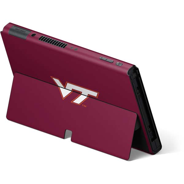 Virginia Tech Maroon Nintendo Switch OLED (2021) Bundle Skin | Skinit