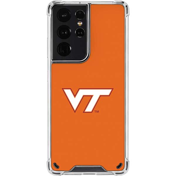 Virginia Tech Orange Clear Phone Case for Galaxy S21 Ultra 5G - Skinit