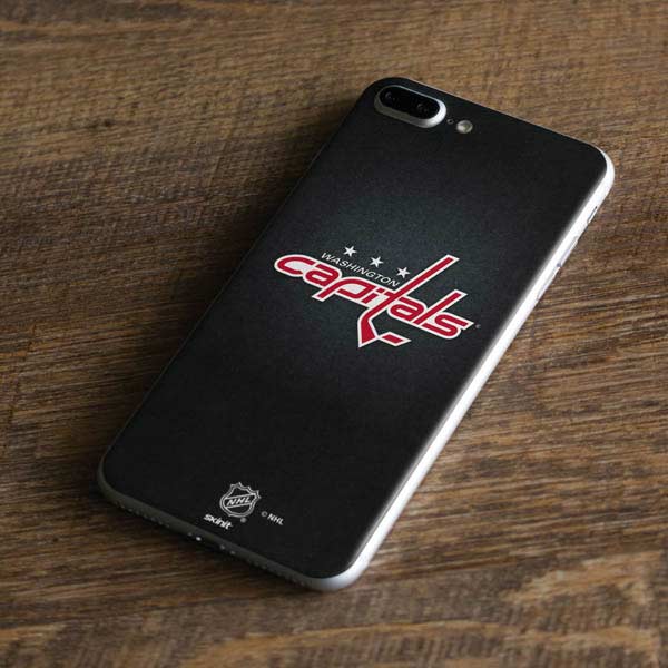 Washington Capitals Black Background Apple iPhone Skin | NHL – Skinit