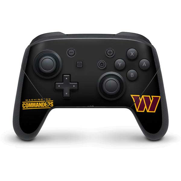 Washington Commanders Black Background Nintendo Switch Skin | NFL – Skinit