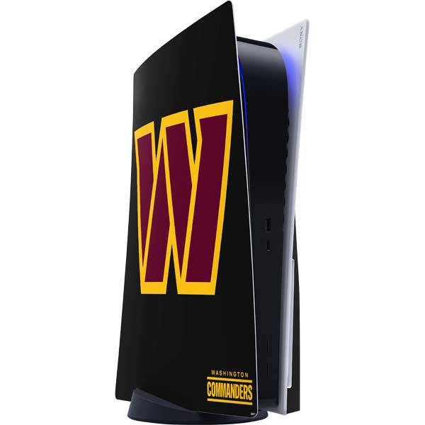 Washington Commanders Black Background Skin for PS5 Console - Skinit