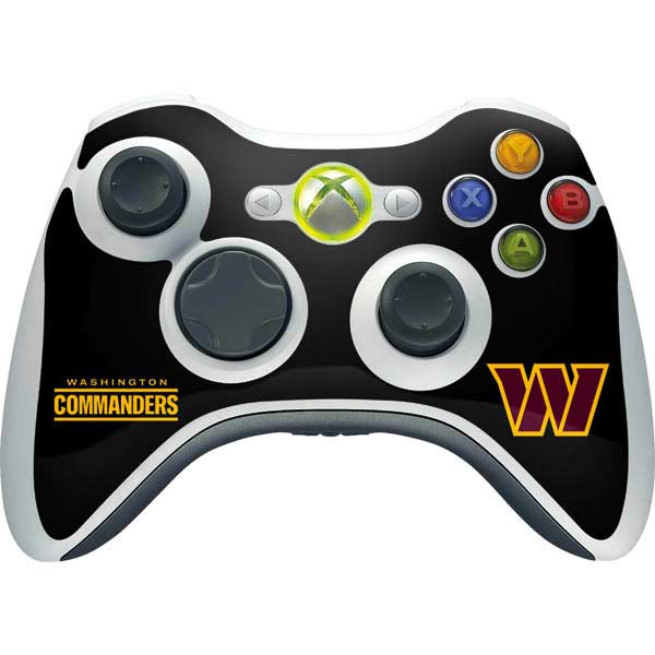 Washington Commanders Black Background Microsoft Xbox Skin | NFL – Skinit