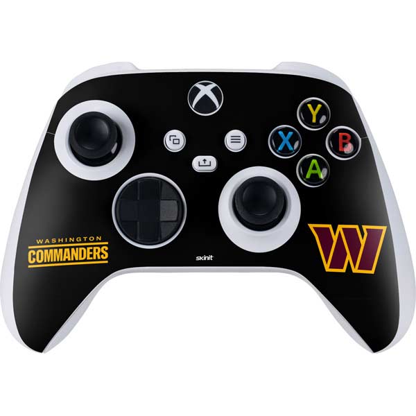 Washington Commanders Black Background Microsoft Xbox Skin | NFL – Skinit