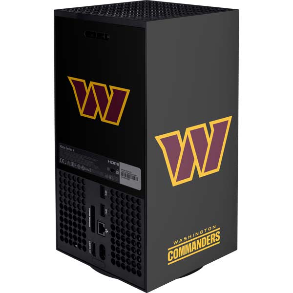 Washington Commanders Black Background Microsoft Xbox Skin | NFL – Skinit