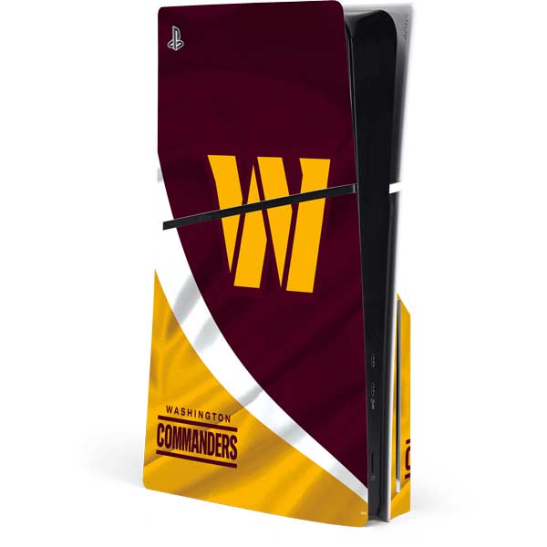 NFL Washington Commanders Flag Skin for PS5 Slim Disk Console - Skinit