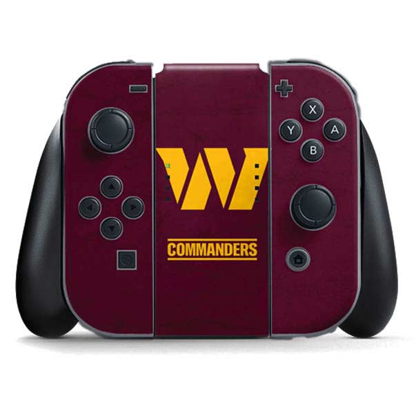 Washington Commanders Distressed Nintendo Switch Skin | NFL – Skinit