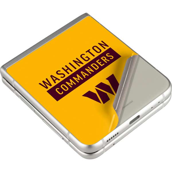 Washington Commanders Yellow Galaxy Z Flip3 5G Skin | Skinit