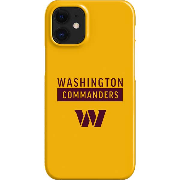 Washington Commanders Yellow iPhone 12 Mini Lite Cases | Thin & Compact ...