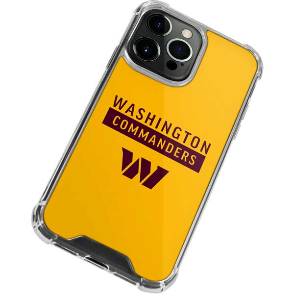 Washington Commanders Yellow iPhone 13 Pro Clear Phone Case | Skinit