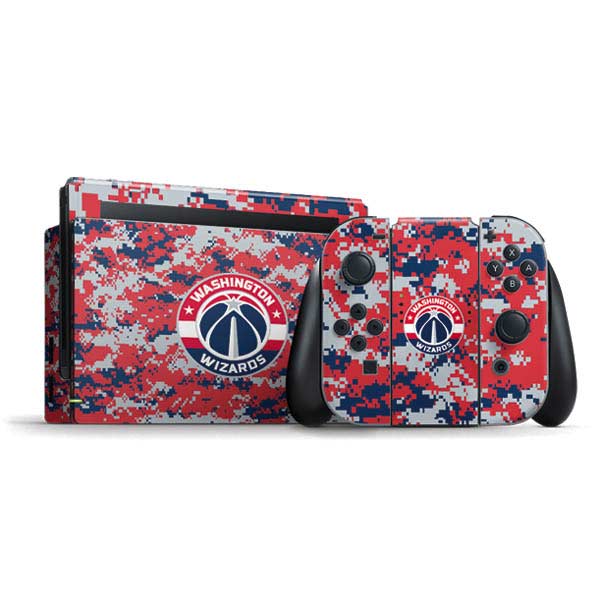 Washington Wizards Camo Digi Nintendo Switch Skin | NBA – Skinit
