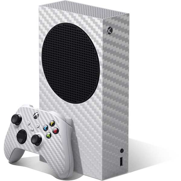 Buy White Carbon Fiber Specialty Texture Material Xbox Series S Skins ...