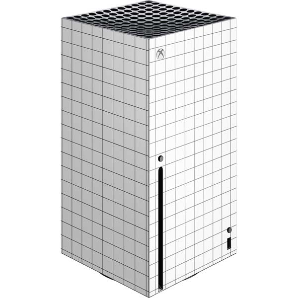White Grid Microsoft Xbox Skin – Skinit