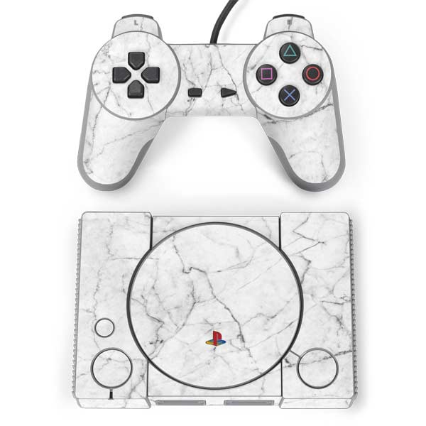 White Marble Sony PlayStation Skin – Skinit