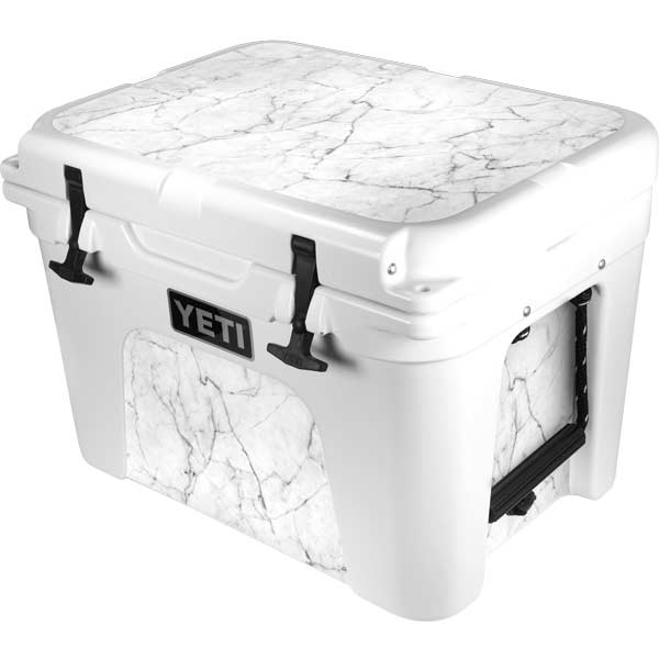 White Marble YETI Tundra 35 Hard Cooler Skin | Skinit