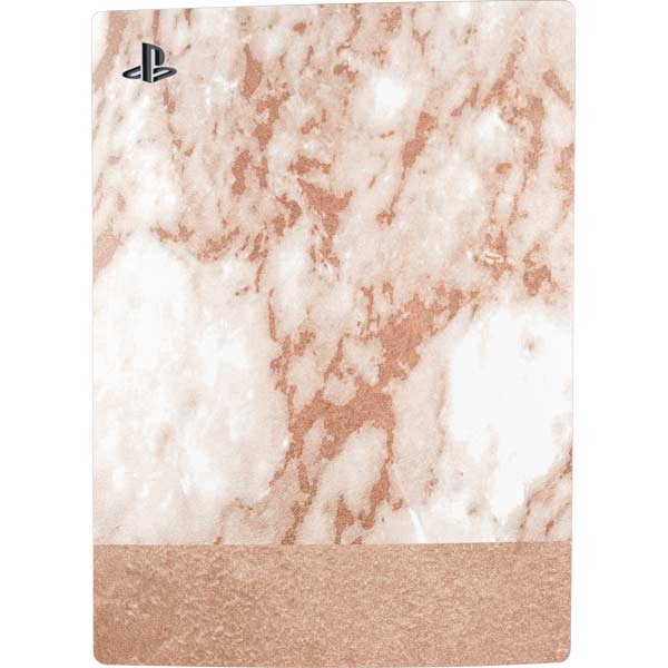 White Rose Gold Marble PS5 Digital Edition Console & Controller Skins ...