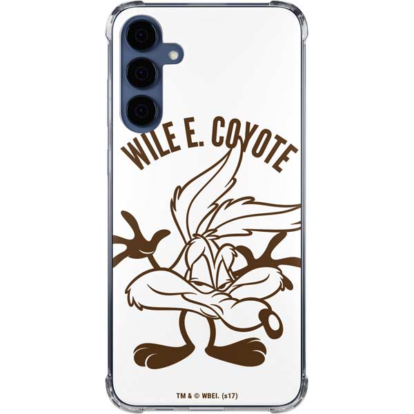 Looney Tunes Wile E Coyote Big Head Galaxy S24 Clear Case | Transparent ...
