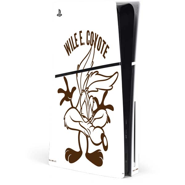 Looney Tunes Wile E Coyote Big Head Skin for PS5 Slim Disk Console - Skinit