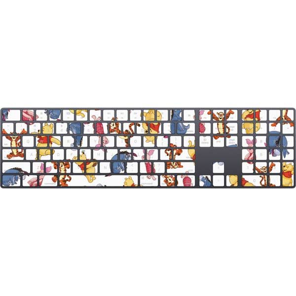 Disney Winnie the Pooh Character Pattern Magic Keyboard with Numeric K ...