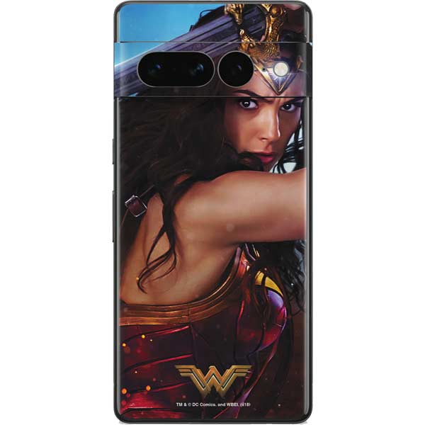 Wonder Woman Battle Ready Google Pixel 7 Pro Skin | Decals | Wraps | Skinit
