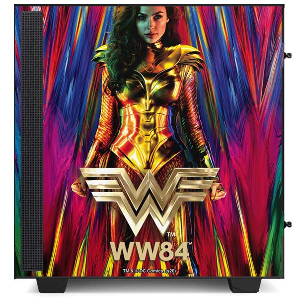 Wonder Woman Color Blast NZXT H510 Compact ATX Mid-Tower Case Skin – Skinit
