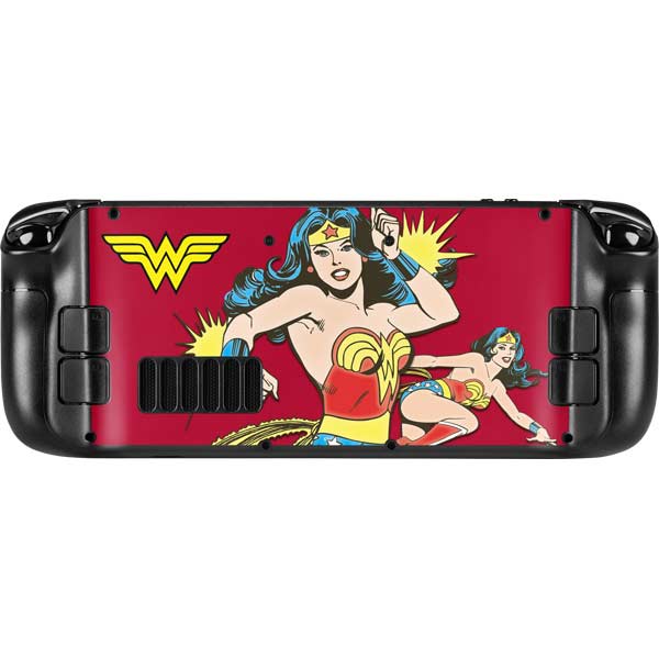 Wonder Woman in Action Steam Deck Handheld Gaming Computer Skin – Skinit