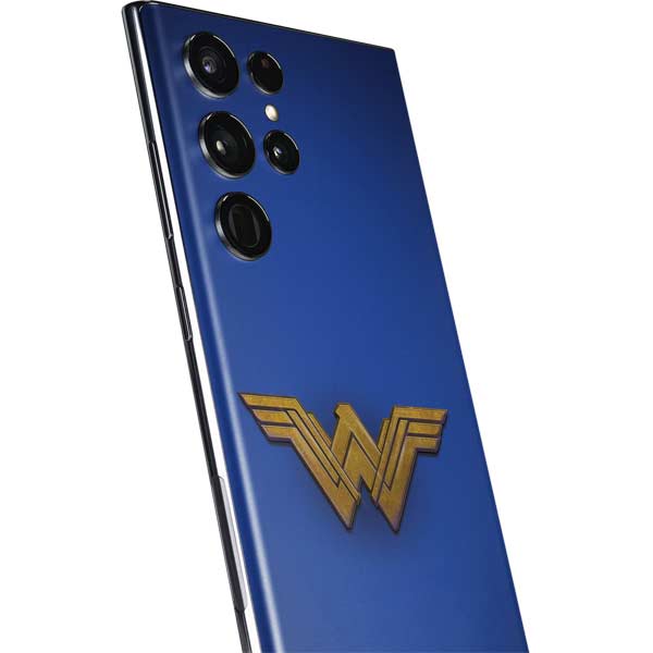 Wonder Woman Large Logo Galaxy S22 Ultra Skin | Skinit Phone Decals