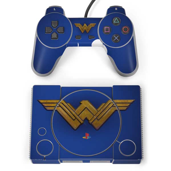 Wonder Woman Large Logo Sony PlayStation Skin | DC Comics – Skinit