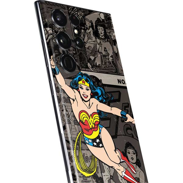 Wonder Woman Mixed Media Galaxy S22 Ultra Skin | Skinit Phone Decals