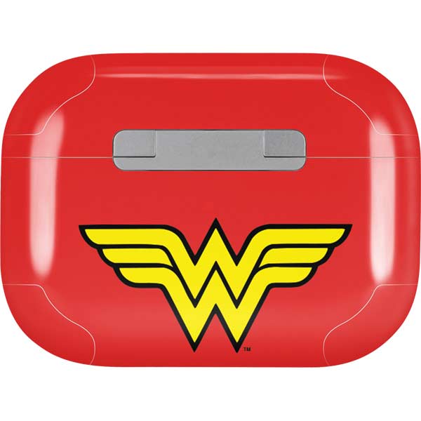 Wonder Woman Official Logo Apple AirPods Skin | DC Comics – Skinit