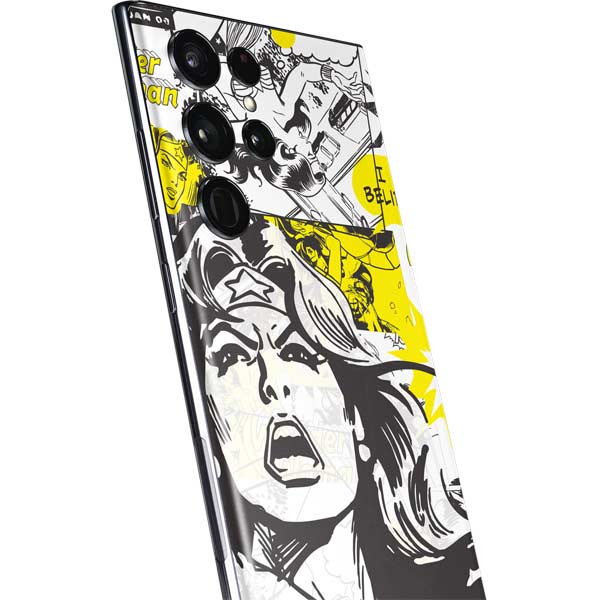 Wonder Woman Vintage Comic Galaxy S22 Ultra Skin | Skinit Phone Decals