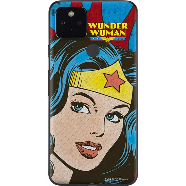 Wonder Woman Vintage Profile Google Pixel 5a Skin | Skinit