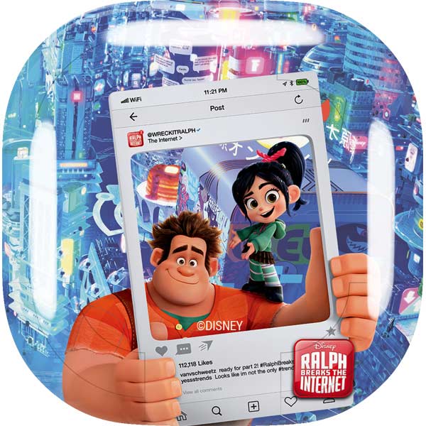 Disney Wreck-it Ralph and Vanellope Instagram Pose Galaxy Buds Live Sk ...