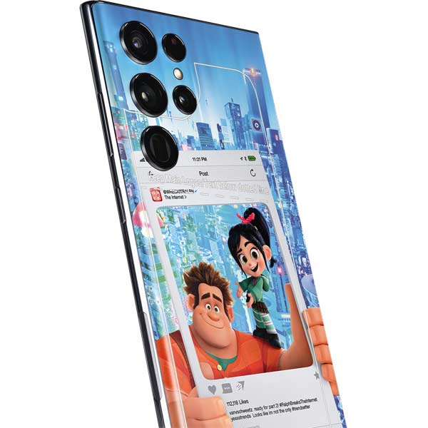 Wreck-it Ralph and Vanellope Instagram Pose Galaxy S22 Ultra Skin ...