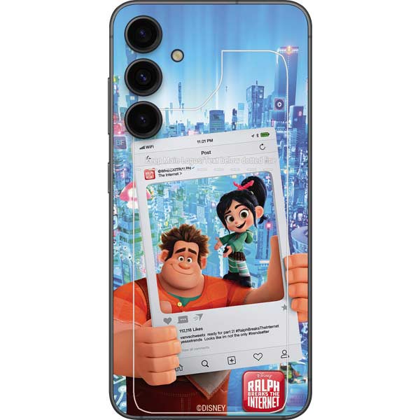 Disney Wreck-it Ralph and Vanellope Instagram Pose Galaxy S23 FE Skin ...
