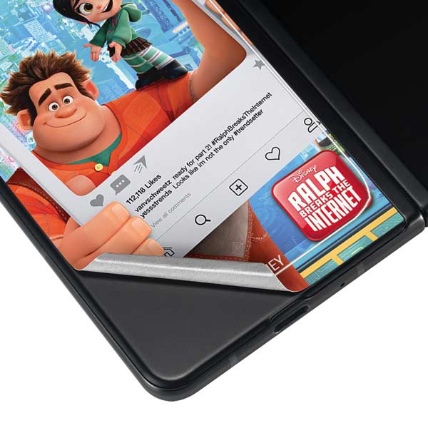 Wreck-it Ralph and Vanellope Instagram Pose Skin for Galaxy Z Fold3 5G ...