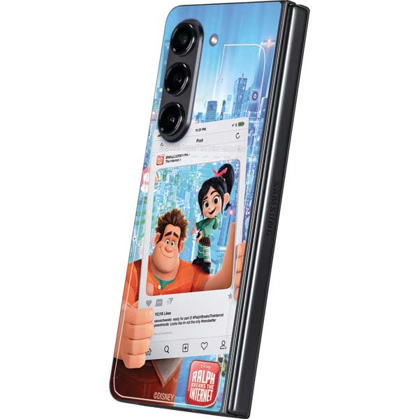 Wreck-it Ralph and Vanellope Instagram Pose Skin for Galaxy Z Fold5 5G ...