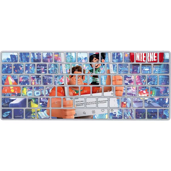Disney Wreck-it Ralph and Vanellope Instagram Pose Magic Keyboard Skin ...
