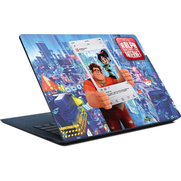 Disney Wreck-it Ralph and Vanellope Instagram Pose Surface Laptop Skin ...