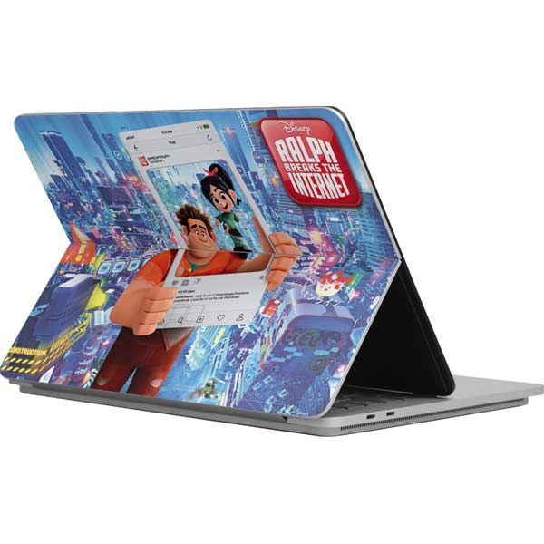 Wreck-it Ralph and Vanellope Instagram Pose Surface Laptop Studio Skin ...