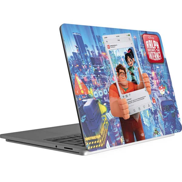 Wreck-it Ralph and Vanellope Instagram Pose Surface Laptop Studio Skin ...